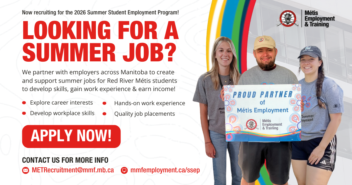 2026 Summer Student Employment Program (SSEP) | Métis Employment & Training